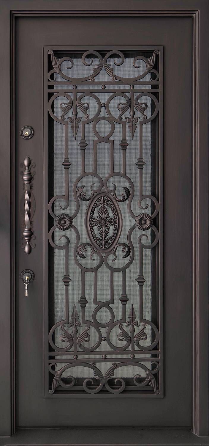 Valeanto's Iron Door - Model 135 - Front Door – VALEANTO'S IRON DOORS